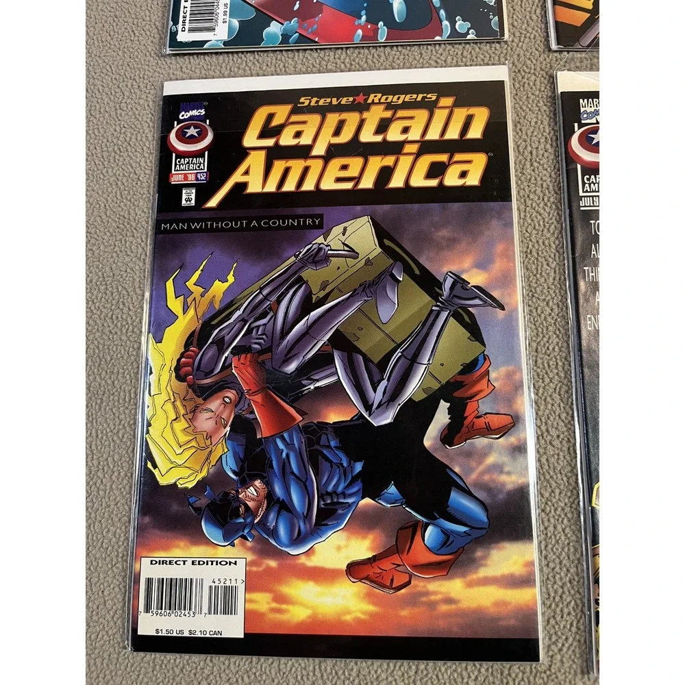 Marvel | Toys | Captain America Steve Rogers Comic Book Lot 4 Issues ...